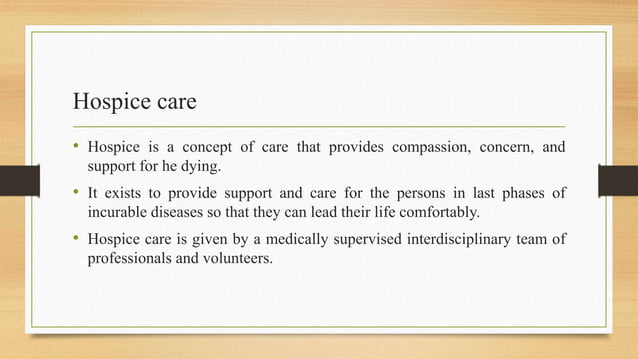 Care of terminally ill patient full chapter fundamental of nursing | PPTX