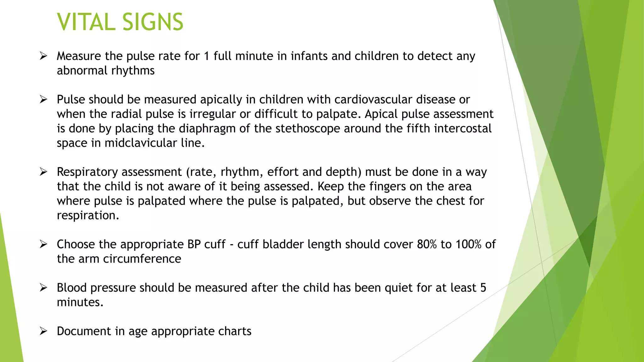 Care of the paediatric patient | PPTX