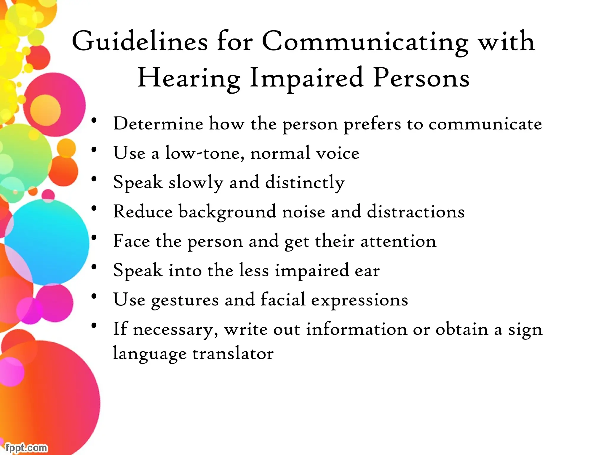 Care of the Patient with Hearing or Balance Problems | PPT