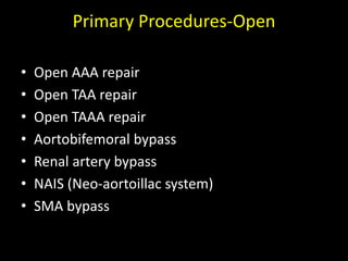 Care of the Post Operative Vascular Patient.ppt