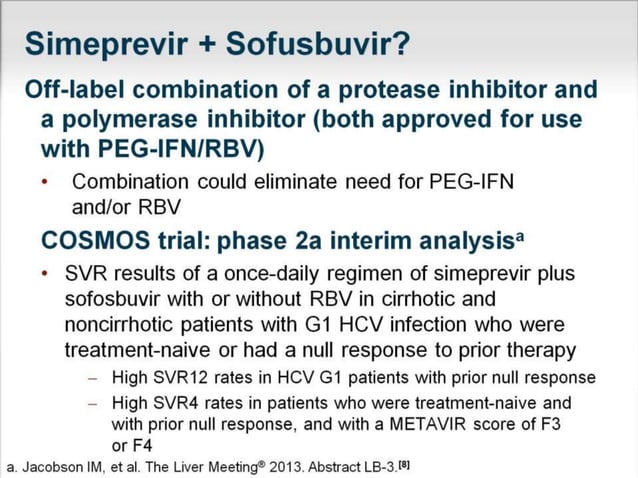 Care of the treatment naive patient with hcv infection and mild liver ...
