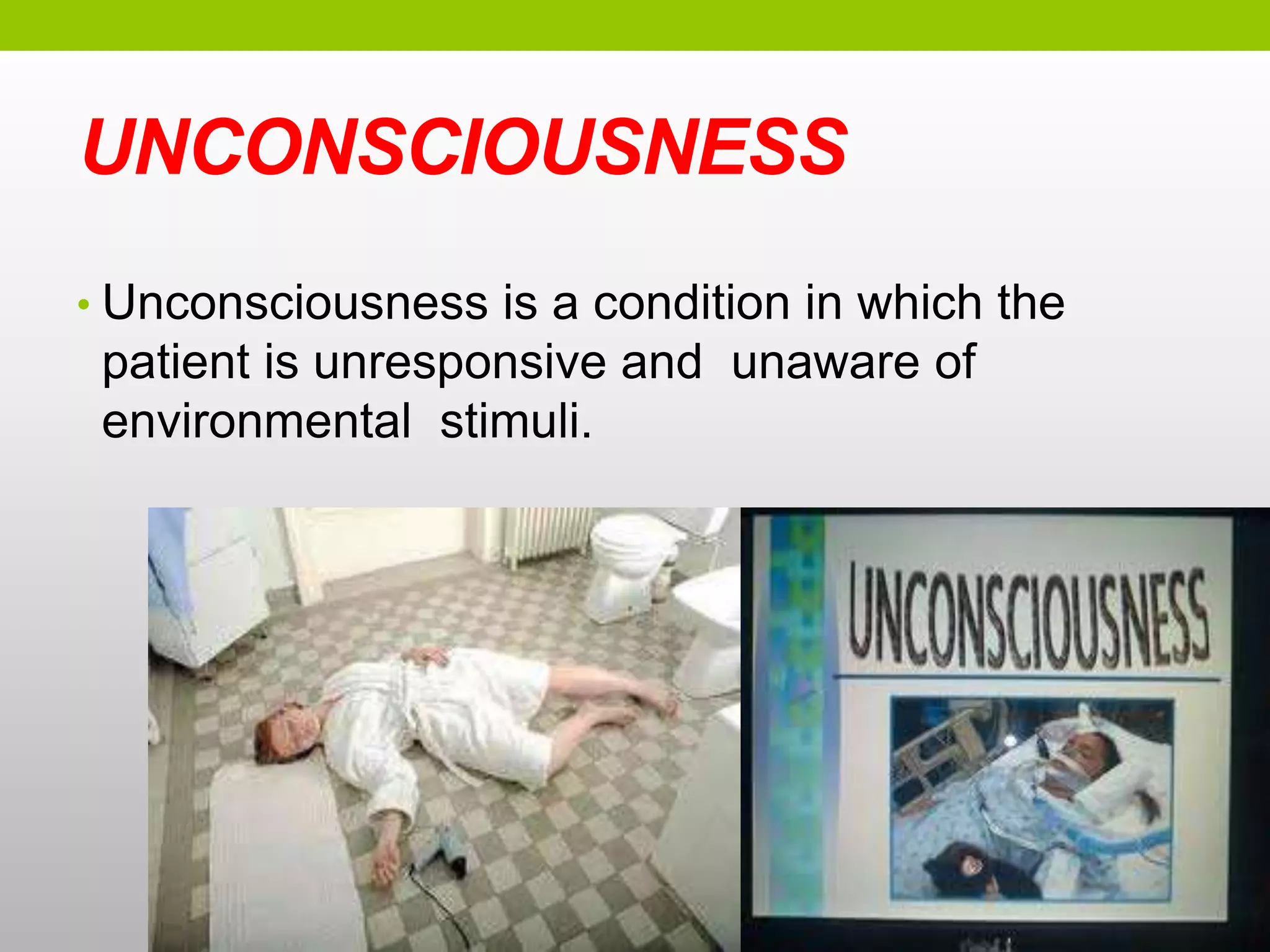 Care of unconscious patient | PPTX
