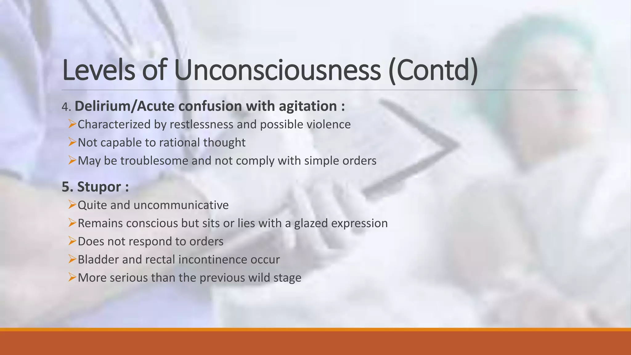 Care of unconscious patient | PPTX
