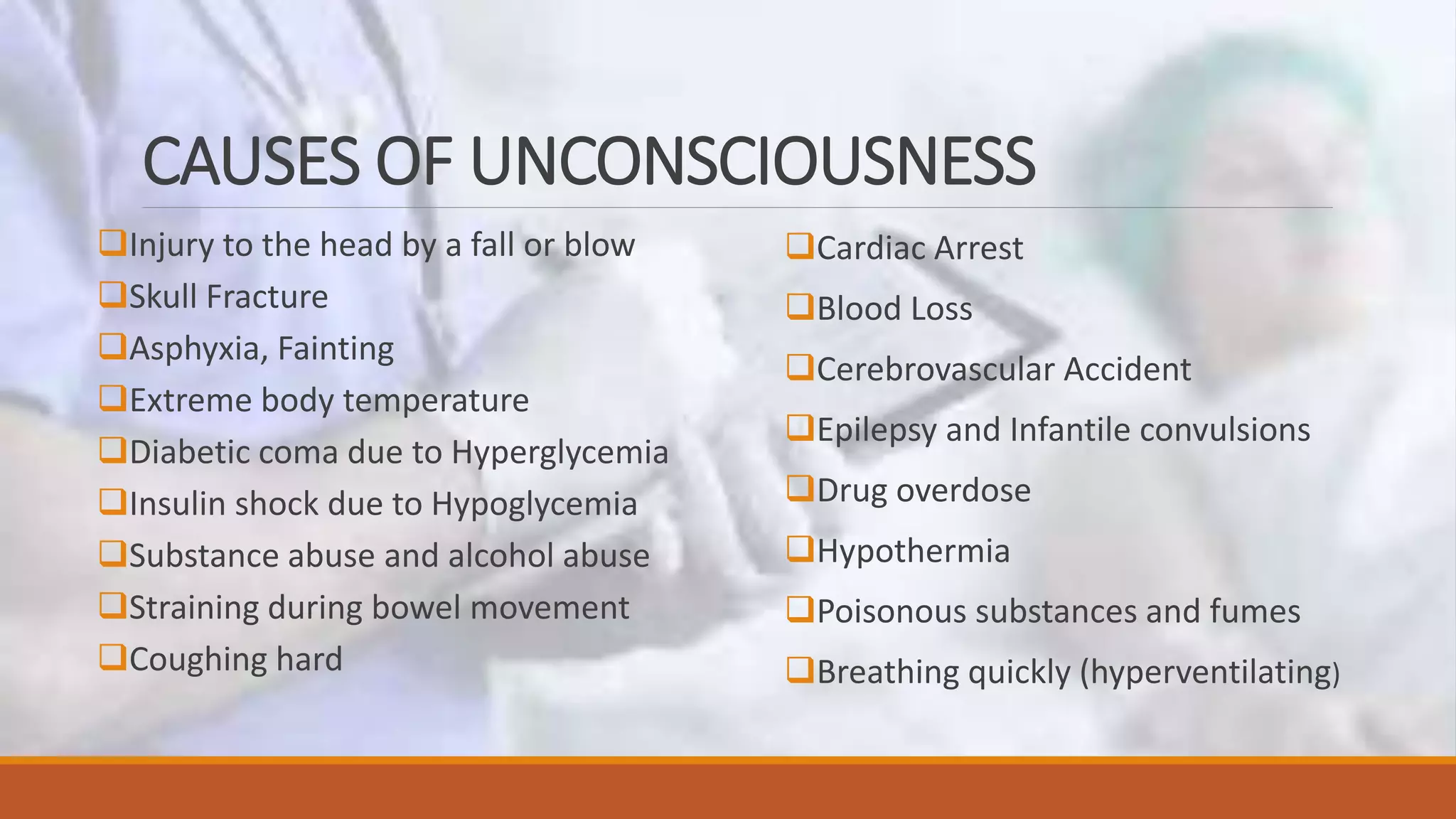 Care of unconscious patient | PPTX