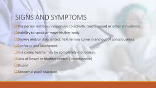 Care of unconscious patient | PPTX