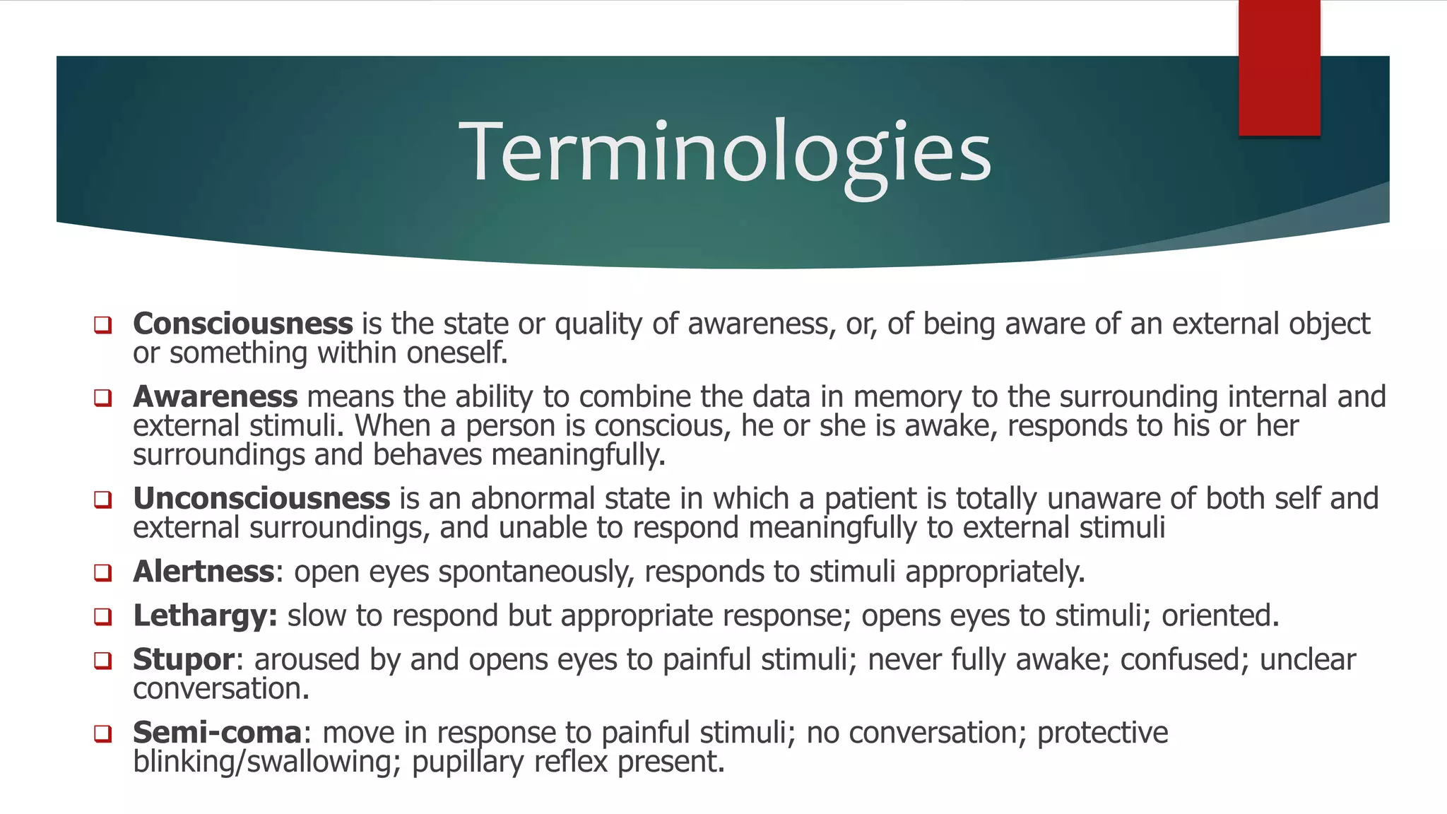 Care of unconscious patient | PPTX
