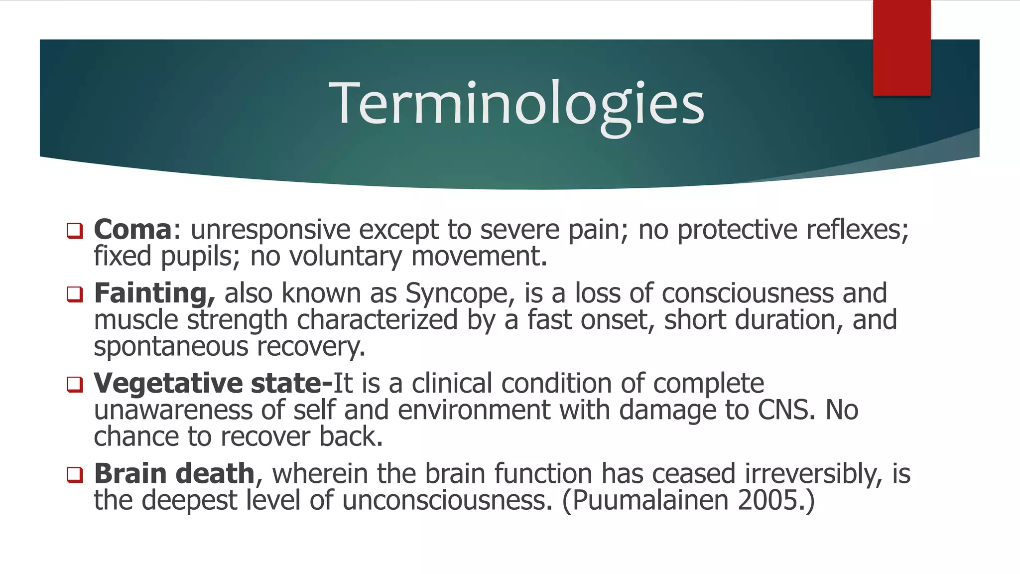 Care of unconscious patient | PPTX