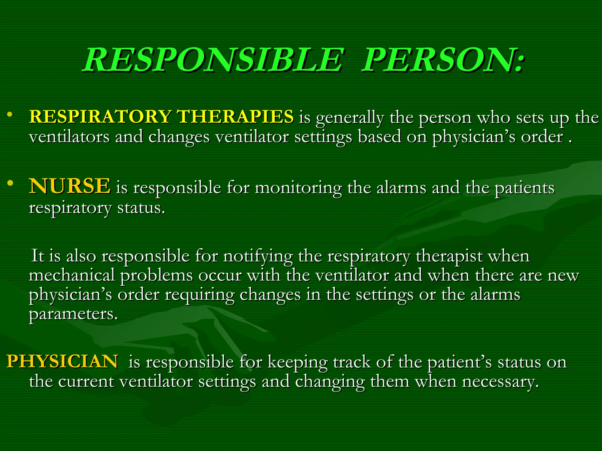 Care of ventilated patient | PPT