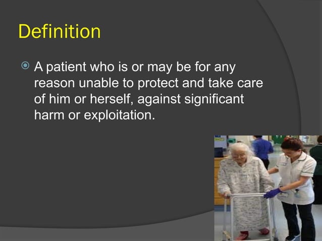 CARE OF VULNERABLE PATIENTS. PPT.pptx | First Aid | Injuries