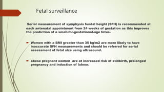 Care of women with obesity in pregnancy | PPTX | Pregnancy ...