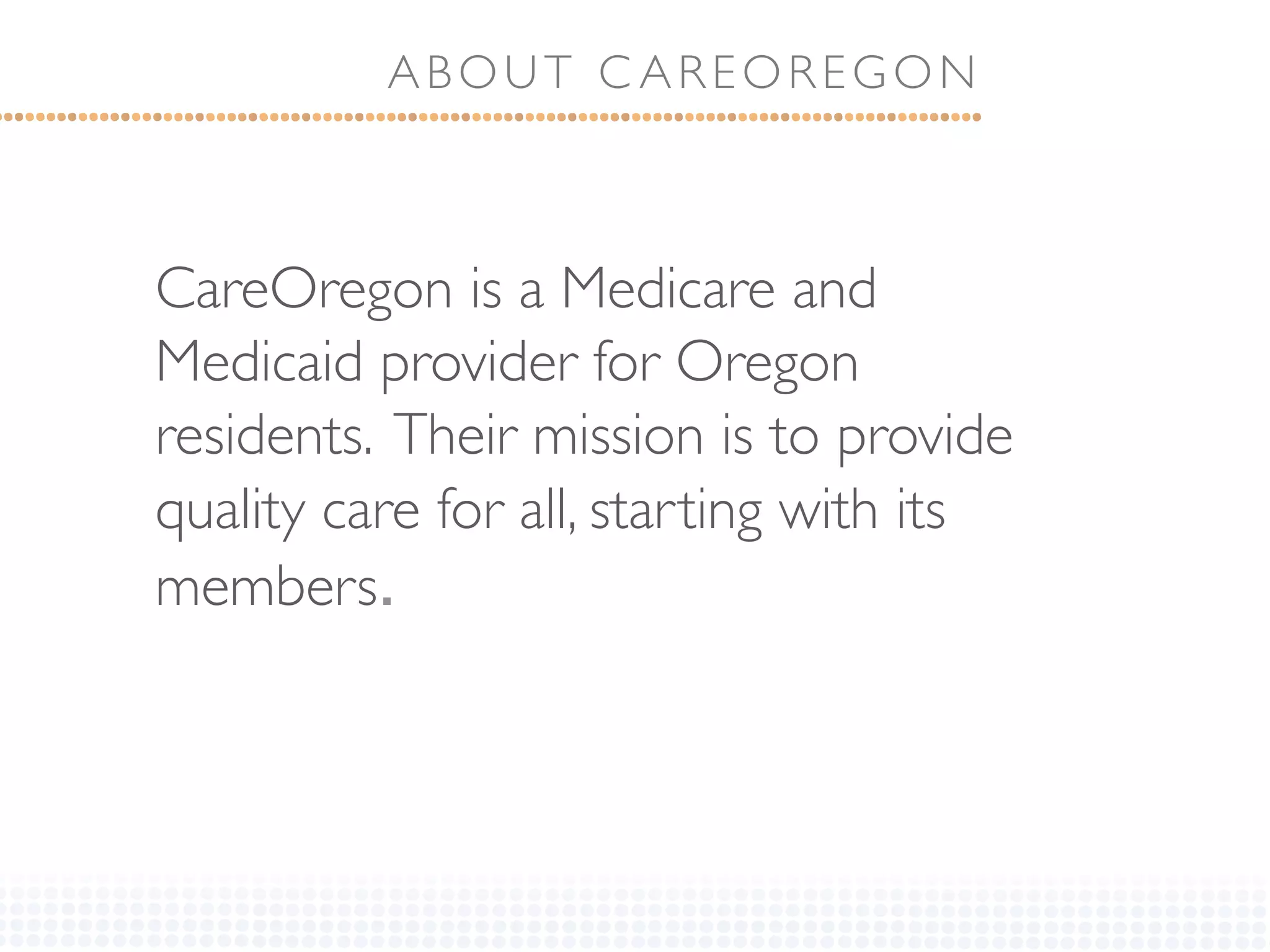 CareOregon case study | PPT