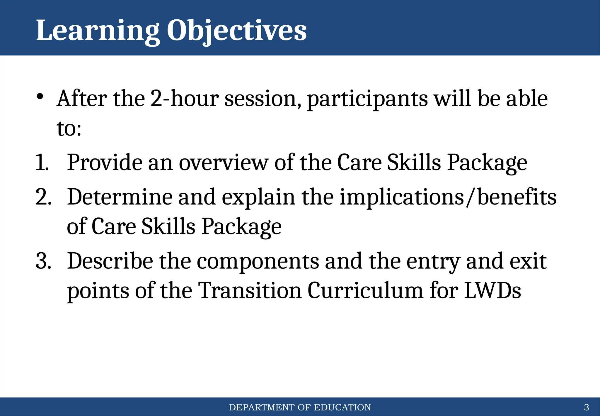 Care Package Presentation Special Education | PPTX