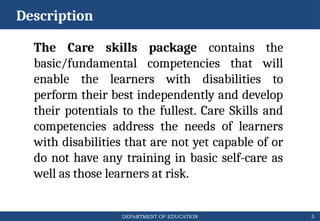 Care Package Presentation Special Education | PPTX