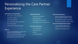 Care partner program | PPTX