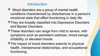 Nursing Care Plan for Mood Disorders ppt | PPTX