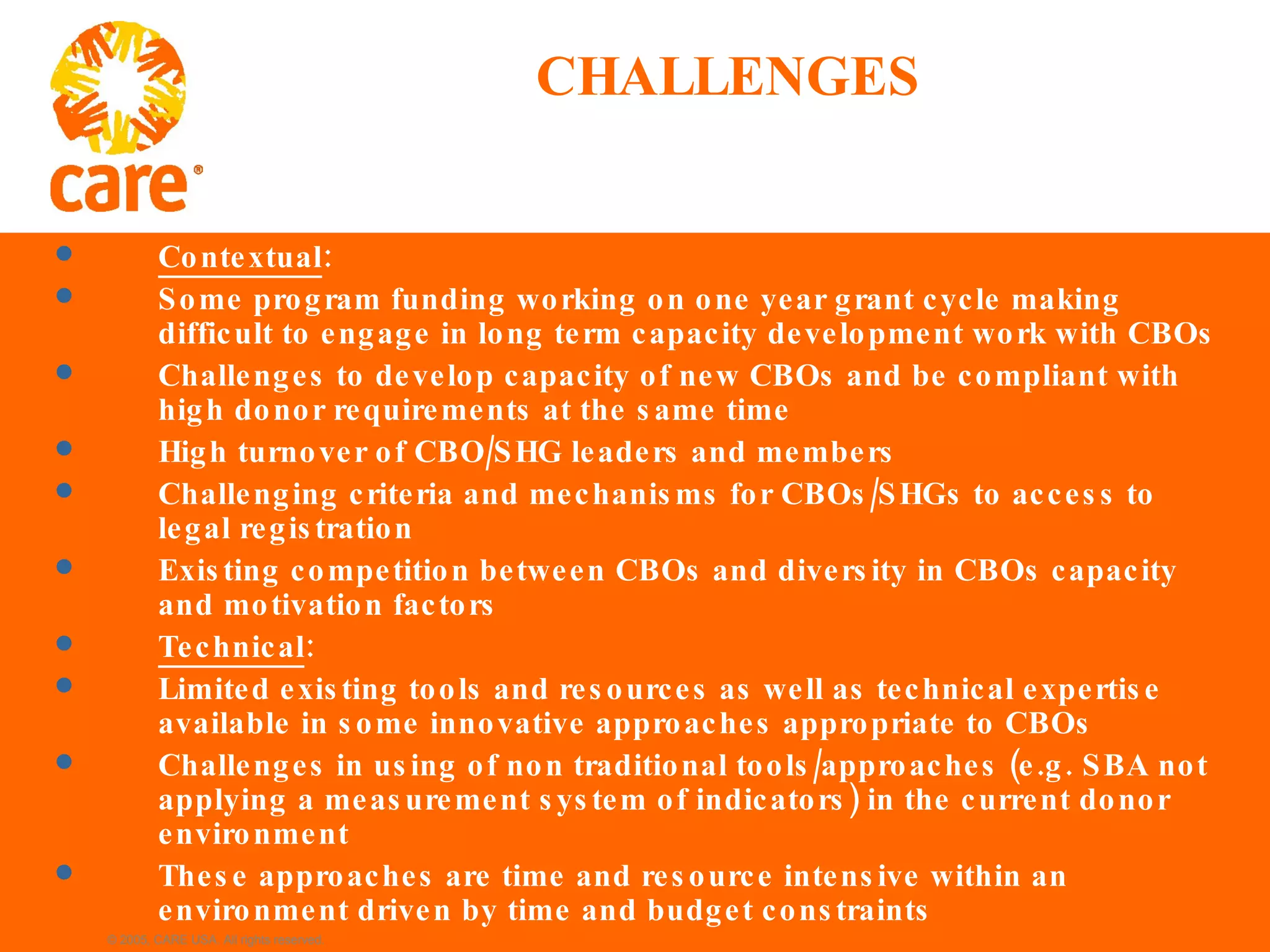 Care presentation eng | PPT