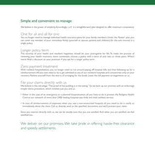 Religare Health Insurance Plan - Care | PDF