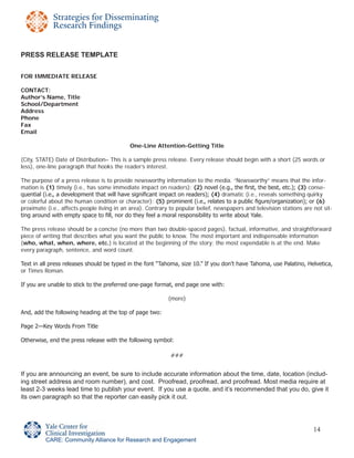 Care Research Dissemination Guide | PDF