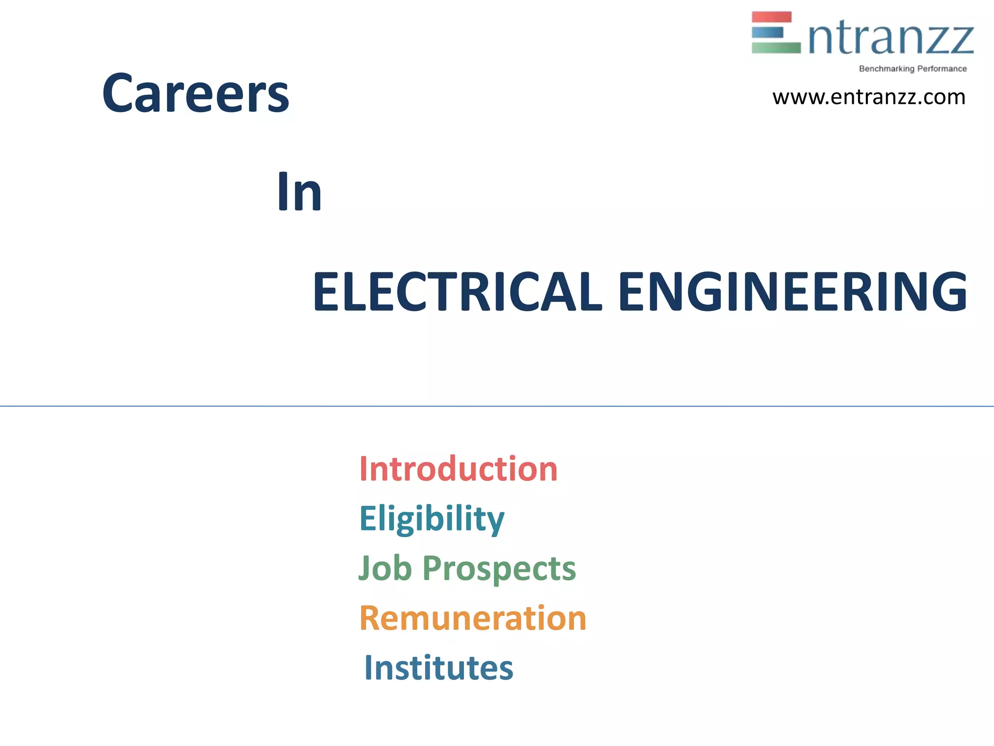 Carers in electrical engineering | PPTX