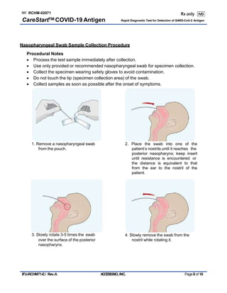 Care start access bio antigen test covid 19 biotechh commerce | PDF