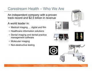 Carestream Health Global Product Development using Aras for Enterprise ...