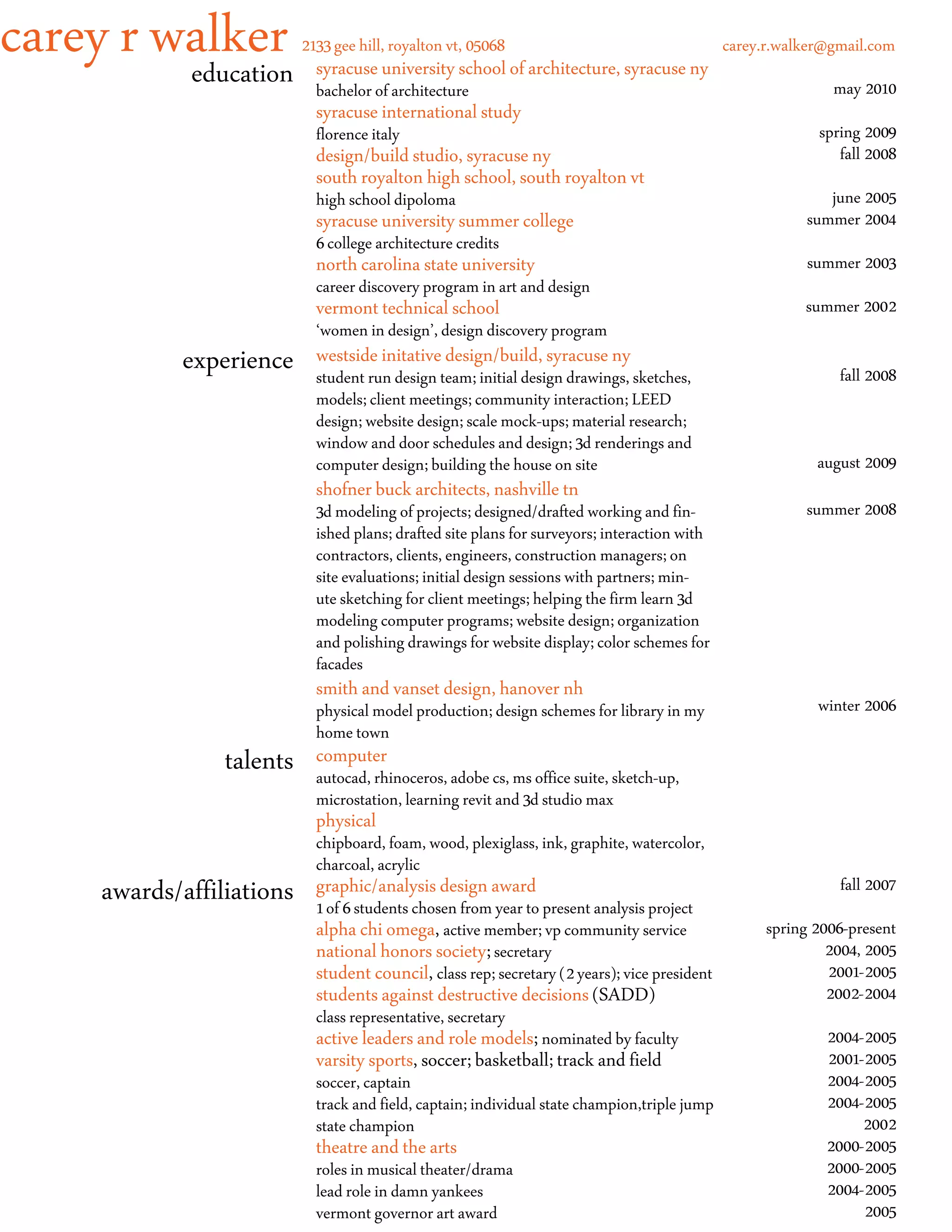 Carey.R.Walker Resume | PDF