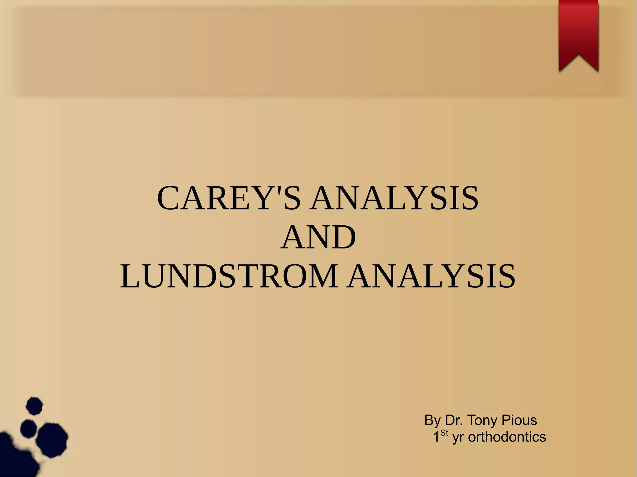 Careys and Lundstrom analysis | ODP