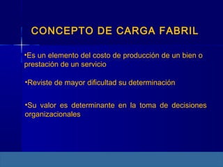 Carga fabril presentación | PPT