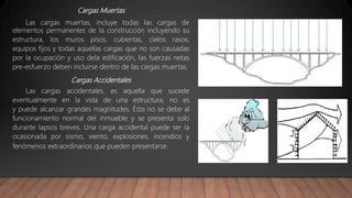 Cargas actuantes sobre estructuras de madera. | PPTX
