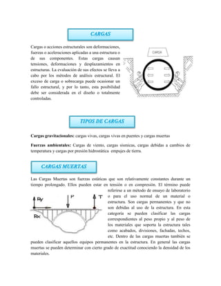 Cargas estructurales | DOCX