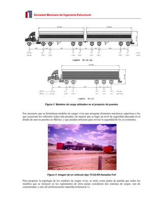 Cargas vivas en puentes (peso de camiones) | PDF