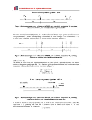 Cargas vivas en puentes (peso de camiones) | PDF