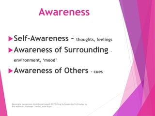 Cargill Authentic Leadership Bring Soul to Work | PPT