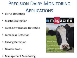 Precision Dairy Monitoring Opportunities and Challenges | PDF