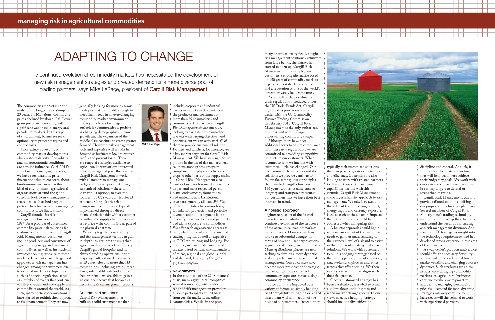 Cargill: Managing Risks in Agricultural Commodities | PDF