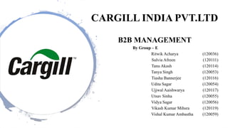 Cargill inc case b2 b | PPTX