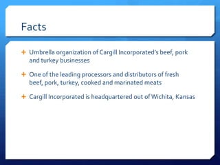 Cargill meat solutions presentation | PPTX