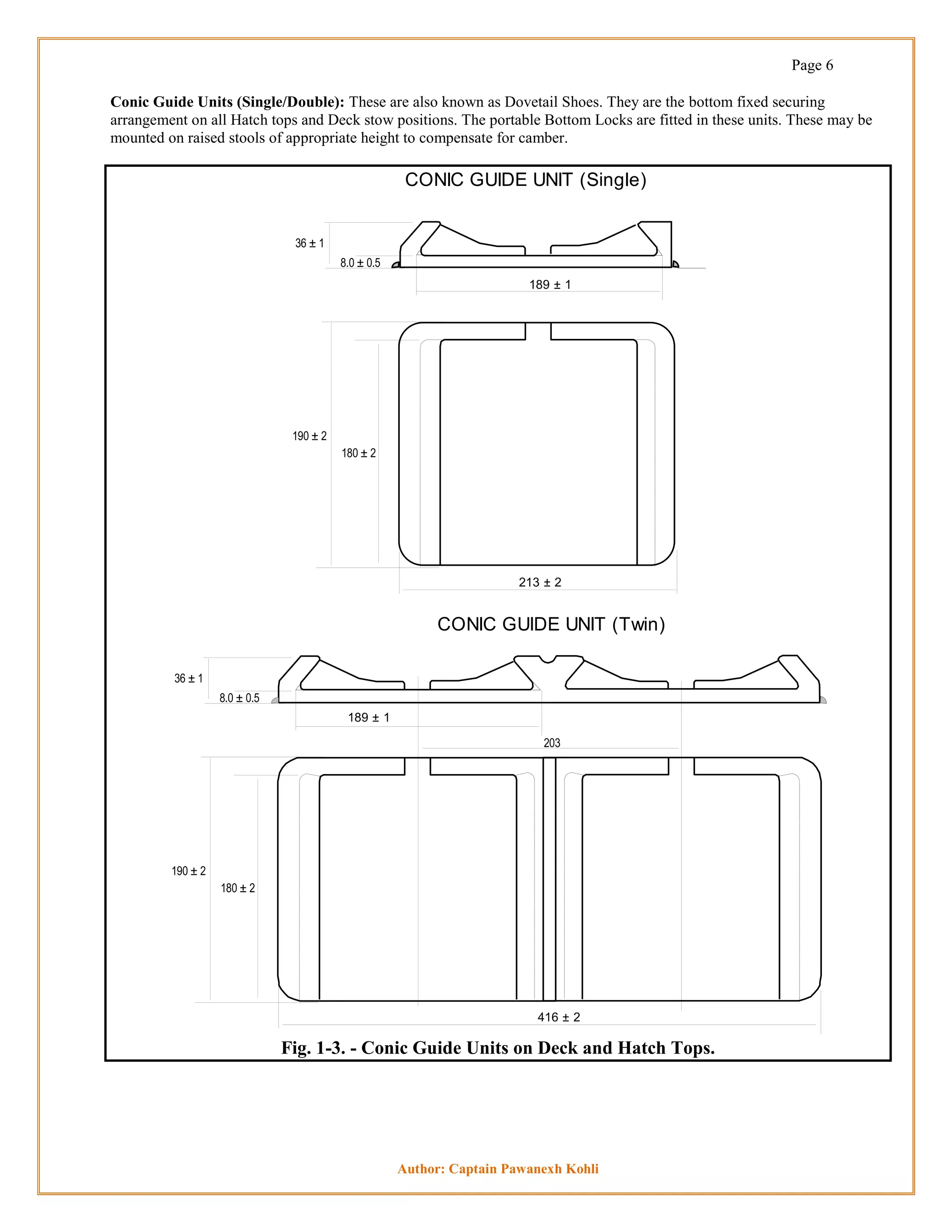 Container Securing System for ships | DOCX
