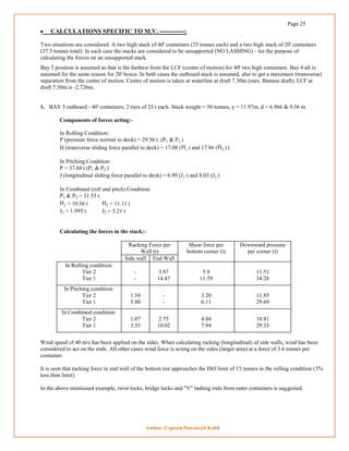 Container Securing System for ships | DOCX