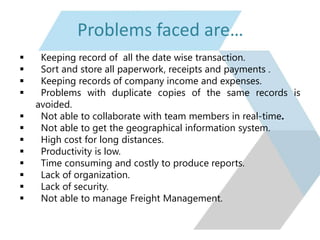 GST compliance : TMS - Transport Management System | Logistics ERP | PPTX