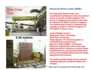 Cargo747 BOBL Nose Ramp | PPT