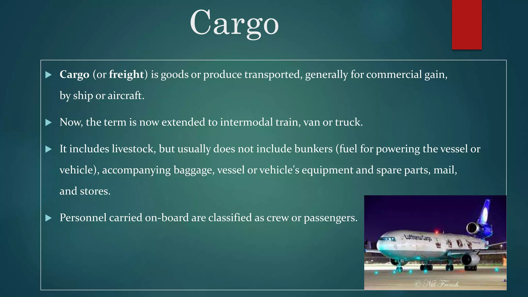 Cargo and terminal handling at airport | PPTX