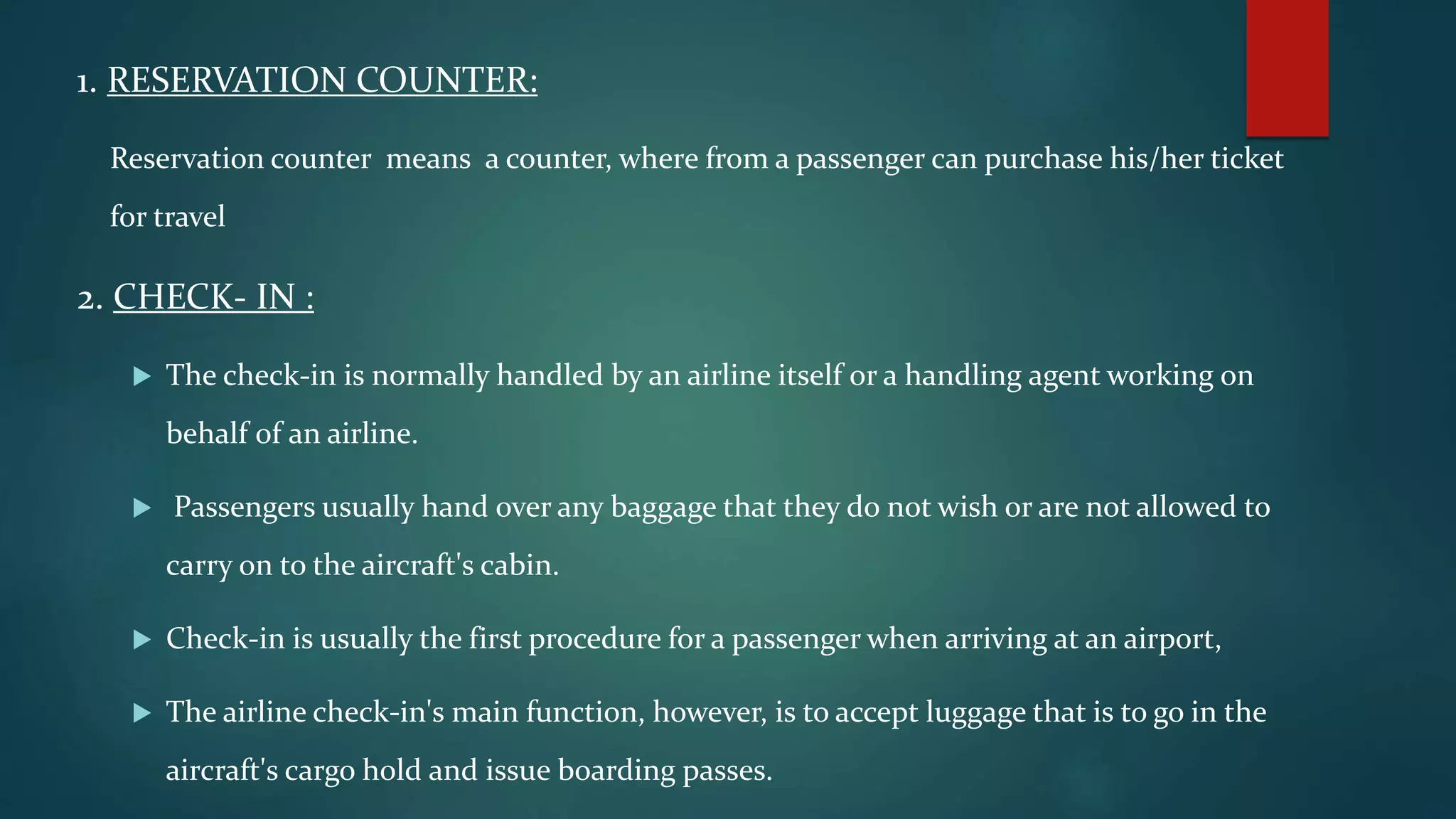 Cargo and terminal handling at airport | PPTX