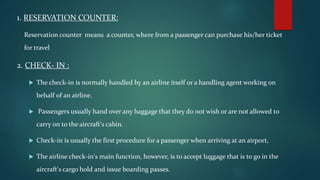Cargo and terminal handling at airport | PPTX