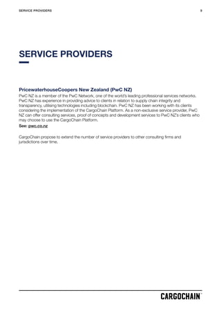 CargoChain Brochure - About Us | PDF