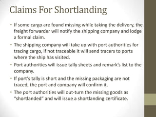 Cargo claims | PPTX