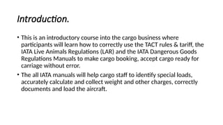 Comprehensive Cargo Course: Mastering IATA Regulations and Air Cargo ...