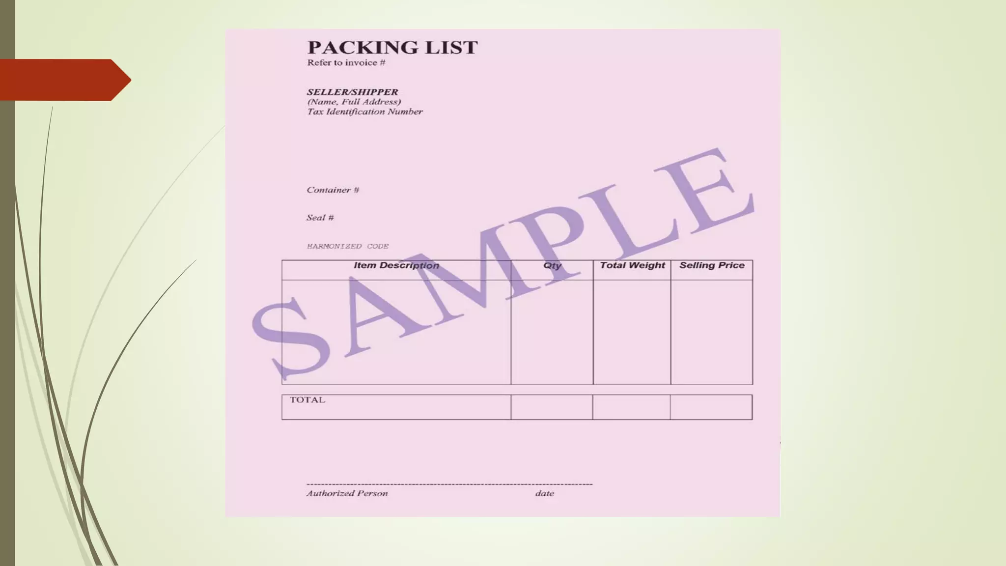 Cargo documentation | PDF