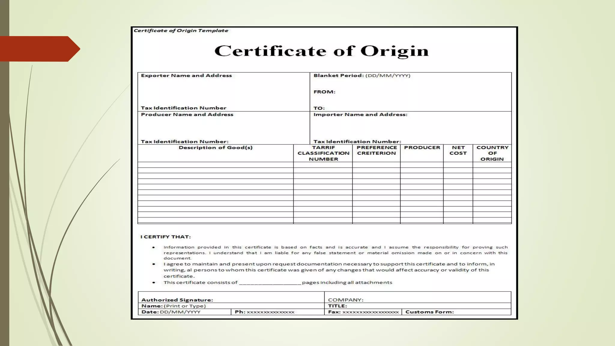 Cargo documentation | PDF