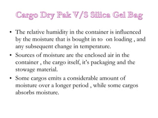 Comparing Cargo Dry Paks and Silica Gel Bags | PPT